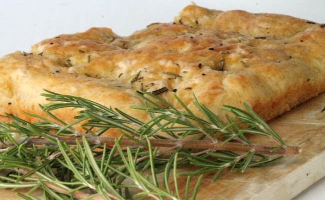 Rosemary Olive Oil Focaccia Bread - Cooking By Laptop